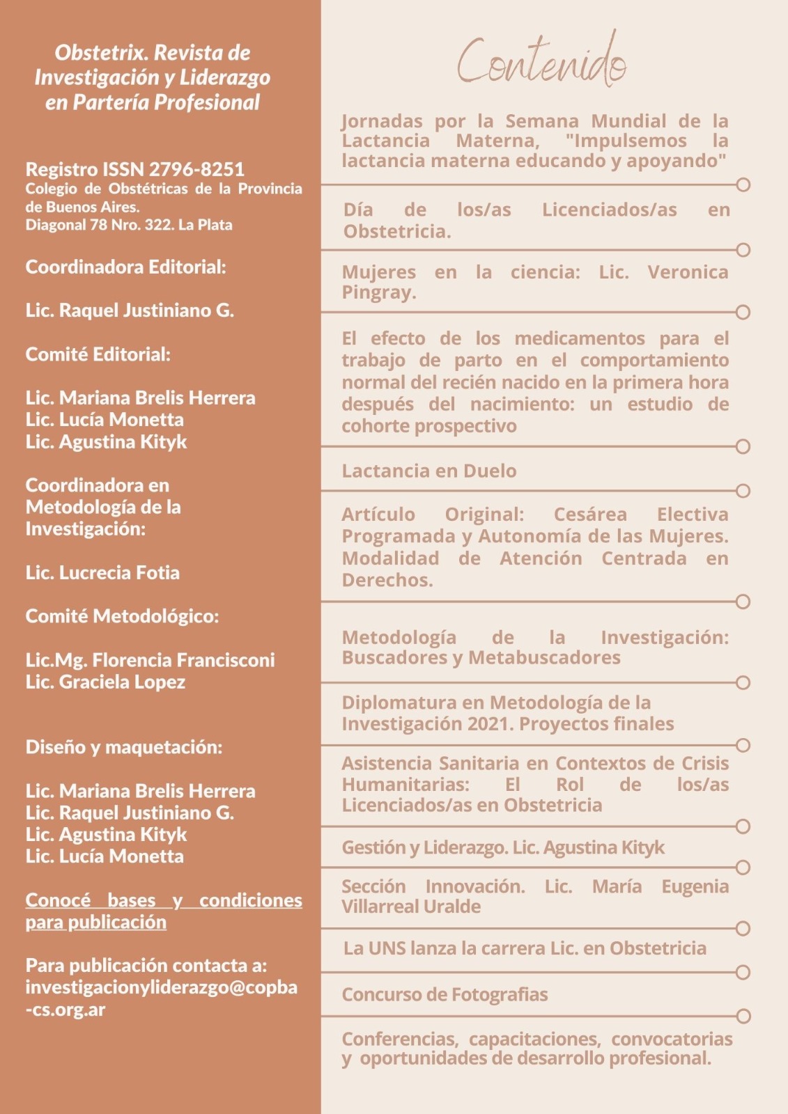 Revista Obstetrix: ¡Nueva edición! | Colegio de Obstétricas de la ...